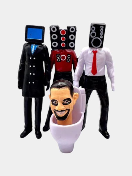 Набор фигурок 9шт  Скибиди туалет . Skibidi toilet.