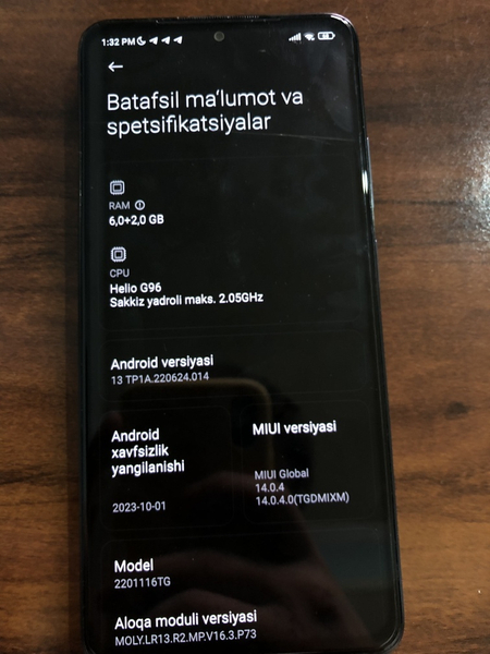 Redmi note 11 pro