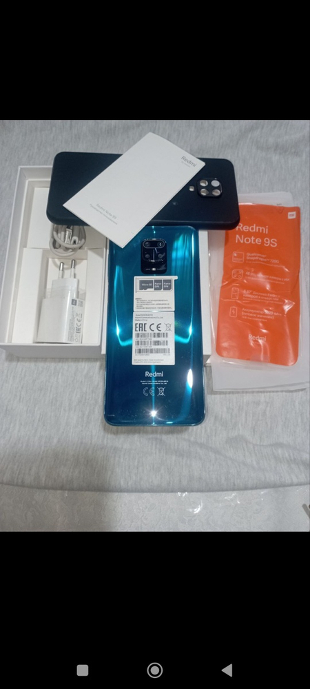 Redmi note 9s idiali  koʻp ishlatilmagan ochilmagan usta kormagan