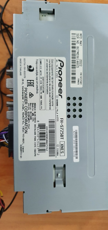 Pioneer FH-S725BT magintafon original sastayanasi yaxshi narsalari bor