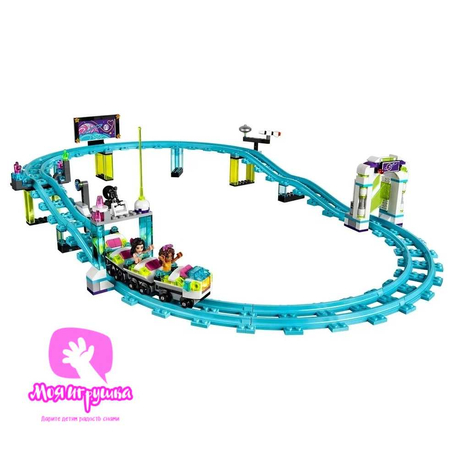 Конструктор Girls 3041 Friends Парк развлечений: американские горки