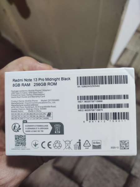 Срочно!!! Redmi Note 13 pro 8/256 gb Ideal!!
