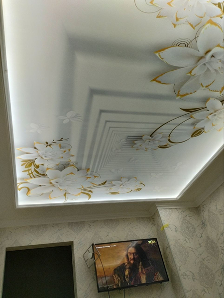 Потолок замонавий ва Европа стилида киламиз.