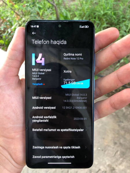 Redmi Note 12 pro