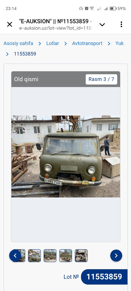 УАЗ 3303 йук бургаловчи сотилади