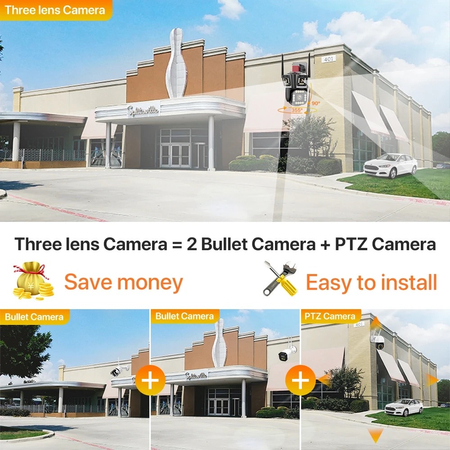 WiFi Уличная поворотная IP-камера наблюдения PTZ outdoor camera kamera