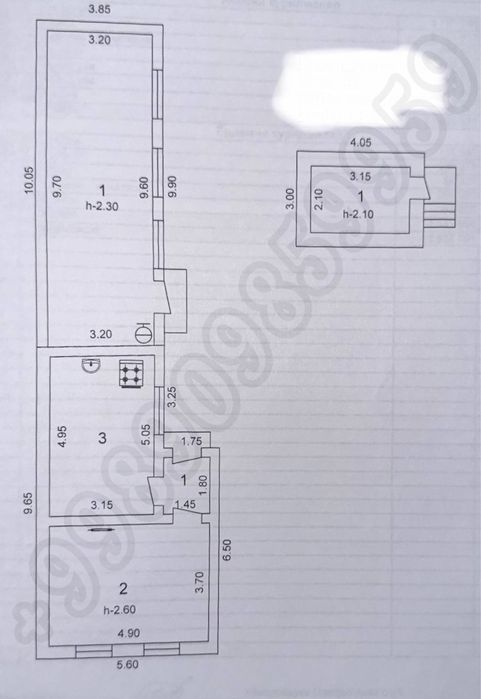 Срочно Продаётся участок / дом , 3,9-соток, 6-ком (Яшнабадский район)
