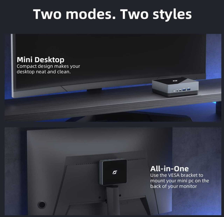 Intel 11th avlod Mini PC 16GB DDR4 2TB SSD QuadCore 2.9Ghz UHDGraphics