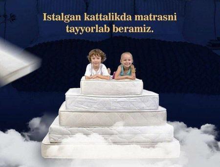 Mebel va matraslar yangi va restavratsiya hizmati bor
