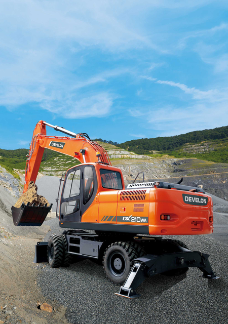 Экскаватор DEVELON DX210WA