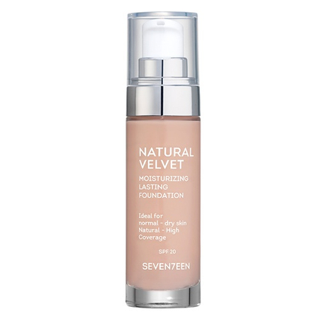 Seventeen Тональный крем длительного действия NATURAL VELVET MOISTURIZ