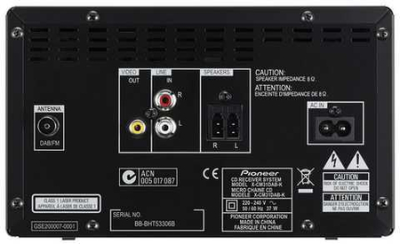 Музыкальный центр Pioneer X-CM31-R