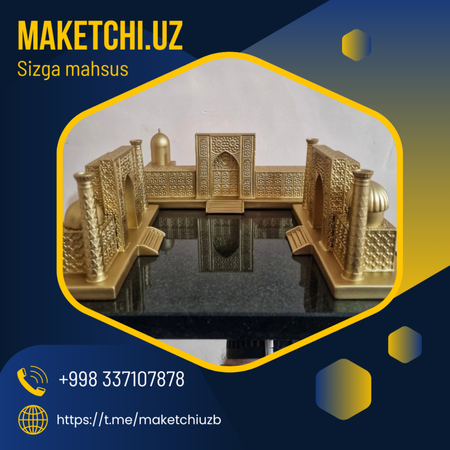 Maketchi.UZ sizga mahsus model макет dekor proektlarni yasab beramiz