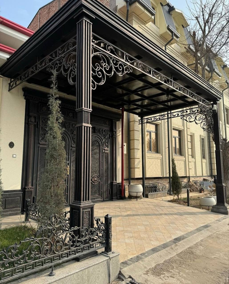 Дарвоза навес решетка эщик перила ограждения ясимиз