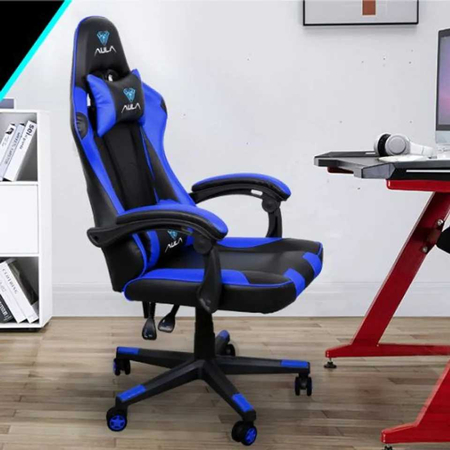 Игровое кресло Aula F8093 (красное синее )