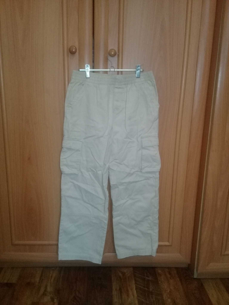 Женские светлые х/б брюки
