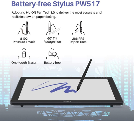 Новинка! Графический планшет с экраном Huion Kamvas 22