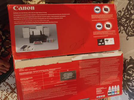 Pixma g3416 CANON printer kserokopiya yengide yanqda olingan