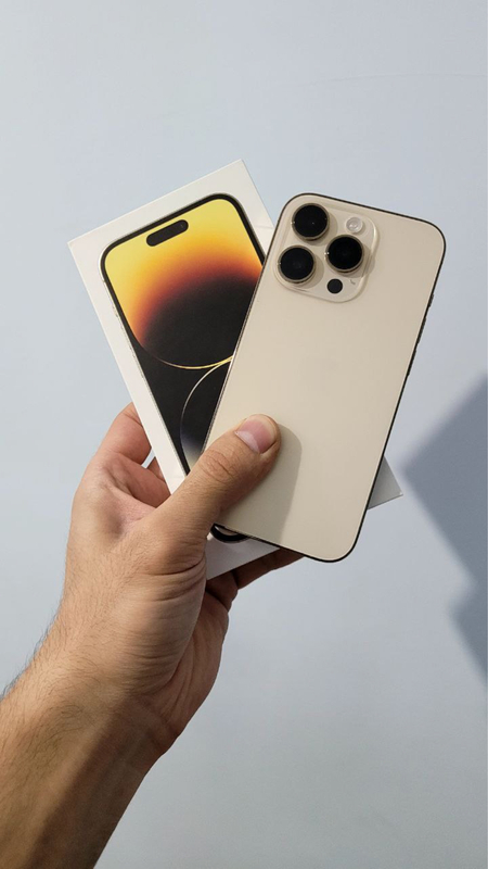Iphone 14pro Gold dok korobka