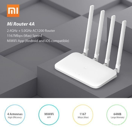 Роутер Xiaomi Mi WiFi Router 4A EU, вай фай маршрутизатор