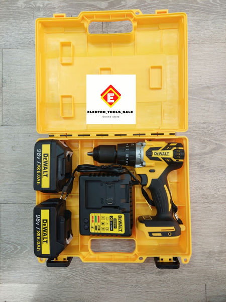 Ударный аккумуляторный шуруповерт DeWALT 98 v. 13 патрон (drel)