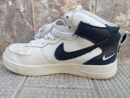 Кроссовки Nike AF1 LV8 Utility Mid White.