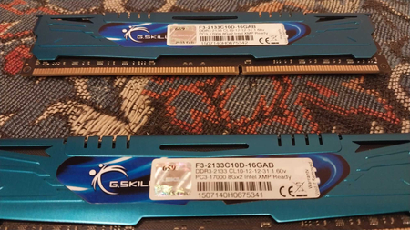 Оперативная Память DDR3 G.SKILL ARES 16GB (2 X 8 GB) 2133 MHz.