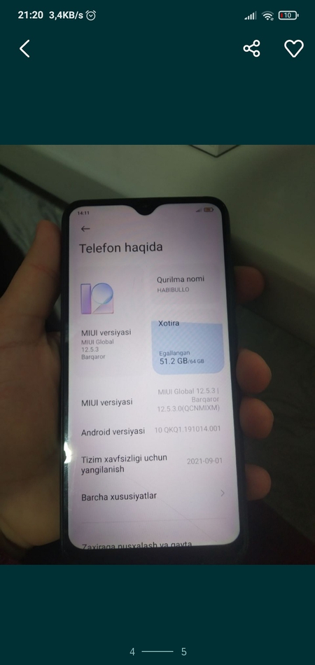 Redmi 8 sotiladi