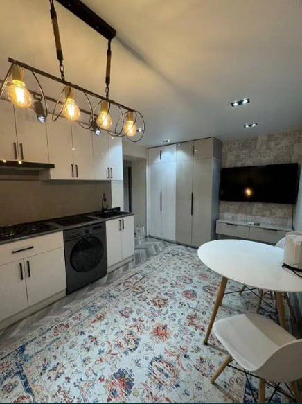 Космонавт 1в2/3/4 Кирпичный Балкон1*3м² Общ пл 27м² +Мебель +Техника