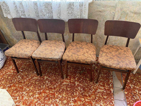 Стулья со спинкой. 4 шт. СССР