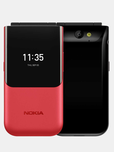 Nokia 2720 Flip Qizil