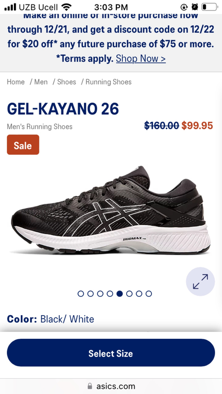 Asics gel Kayano 26 orginal 100% yengide