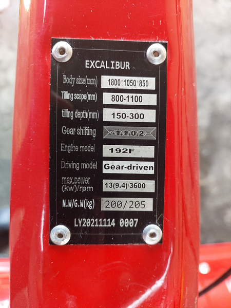 Mini Traktor Excalibur yangi srochna