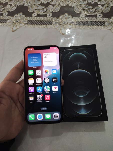 Apple Iphone 12 Pro Max 128Gb Gold Karobka Sastayani Ideal LL/A