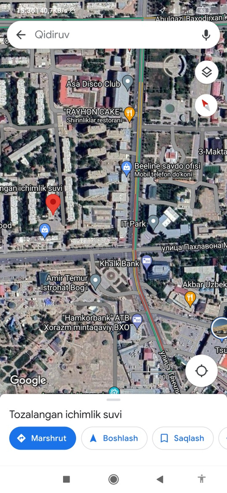 Shahar markazida 70 kv noturar yer sotiladi