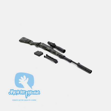 Снайперская игрушечная винтовка Kar98k в темно камуфляжной расцветки