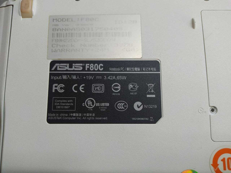 Ноутбук для работ на Word и для интернета Asus F80C