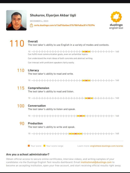 Ingliz tili/ individual / IELTS