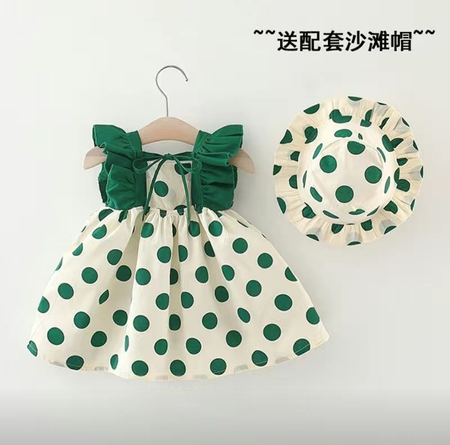 Летнее платье для маленьких девочек, возраст 1 - 1,5 лет