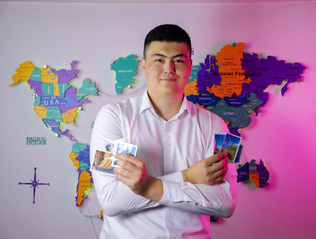 Карта мира от компании WOODLYWORLD