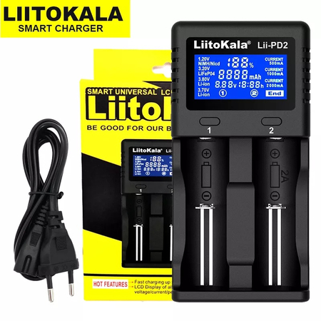 Liitokala Lii 500 зарядное устройство батареки аккумулятор 18650 литий