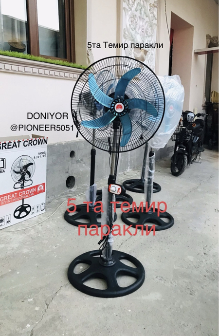 ventilyator ventilatr 5 ta temir parakli sfati yaxshi ventilyatr
