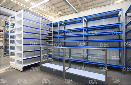 Торговые стеллажи, полки для магазина, metall tokchalar