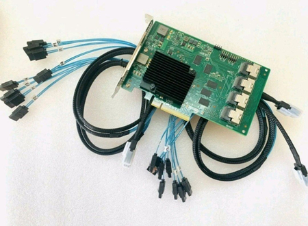 OEM LSI 9201-16i 6G 16P SAS HBA P19 IT Mode ZFS FreeNAS unRAID 4* Cabl