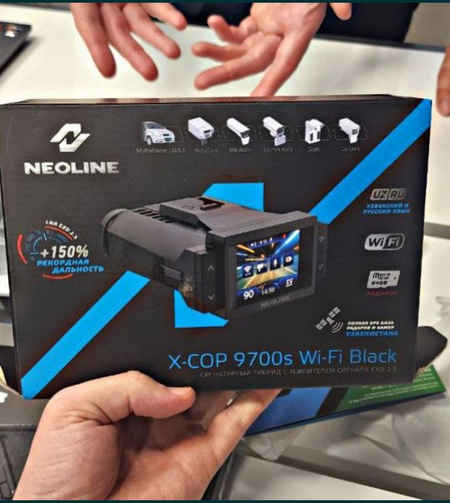 Neoline X-COP 9700s WI-FI Black Antiradar Eng Zo'ri shu dastafka +
