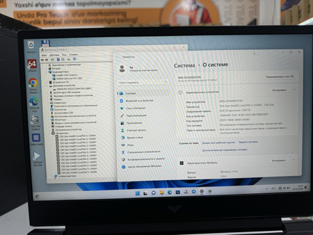 Hp victus core i5 12 avlod full komplektda haqiqiy igravoy model