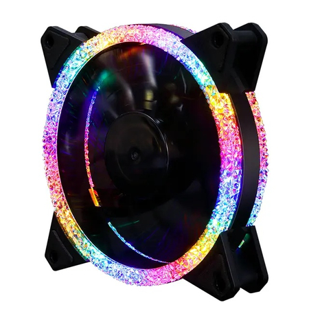 Алмазный RGB кулер для компьютера 120мм