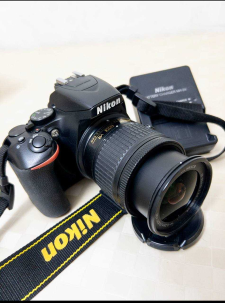 Оригинальный фотоаппарат Nikon D3500 2marta ishlarilgan yengide