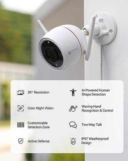 Ezviz H3C 4MP, WiFi Камера