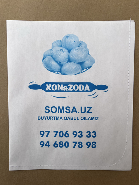 Somsa gumma uchun qogoz paket